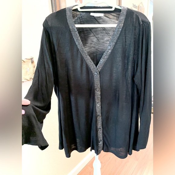 Coldwater Creek | Sweaters | Coldwater Creek Sheer Sparkling Sweater 2x ...